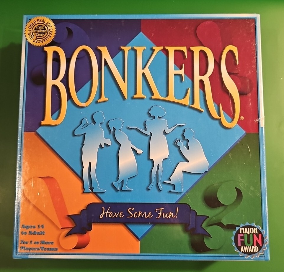 Bonkers Board Game , GDG Gold Seal Of Excellence - 2015 - Brand New And ...