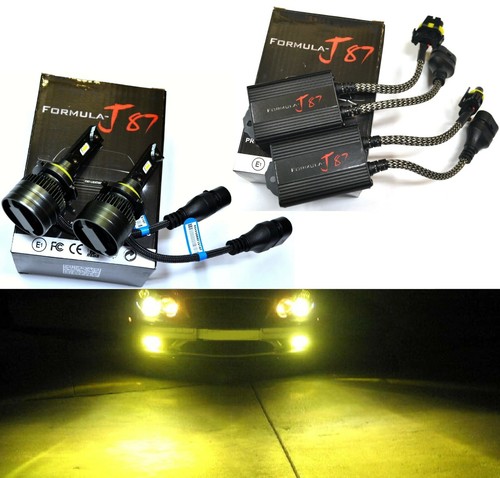 LED G8 Canceler 9005XS HB3A 3000K Yellow Two Bulbs Head Light High Beam ...