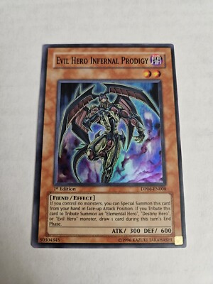 EVIL HERO INFERNAL PRODIGY DP06 EN008 1ST LP YU GI OH | eBay