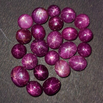 Natural Star Ruby Loose Cabochon Handmade Gemstone | eBay