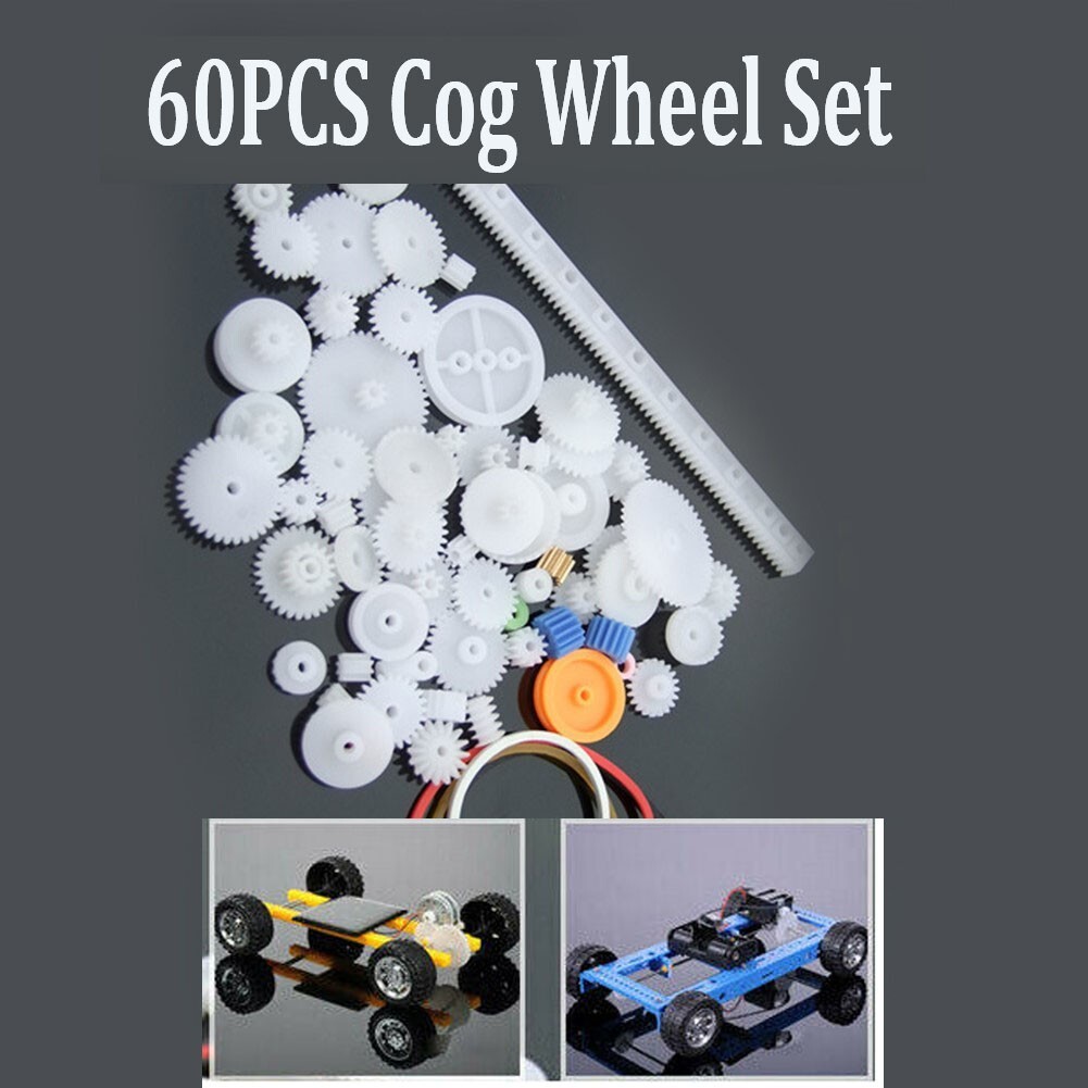 Gear Cog Wheel Plastic Toy DIY Innovative Intelligence Mechanical Model ...