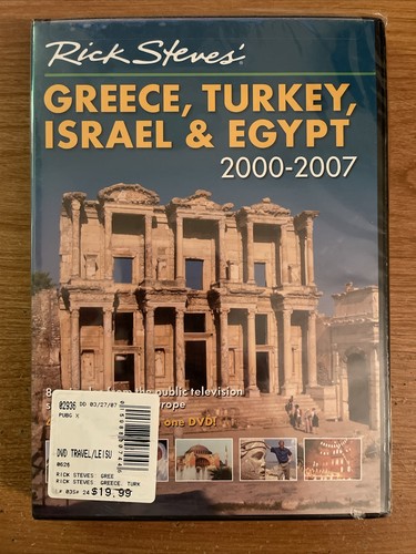 Rick Steve's: Greece, Turkey, Israel and Egypt, 2000-2007, DVD, New ...