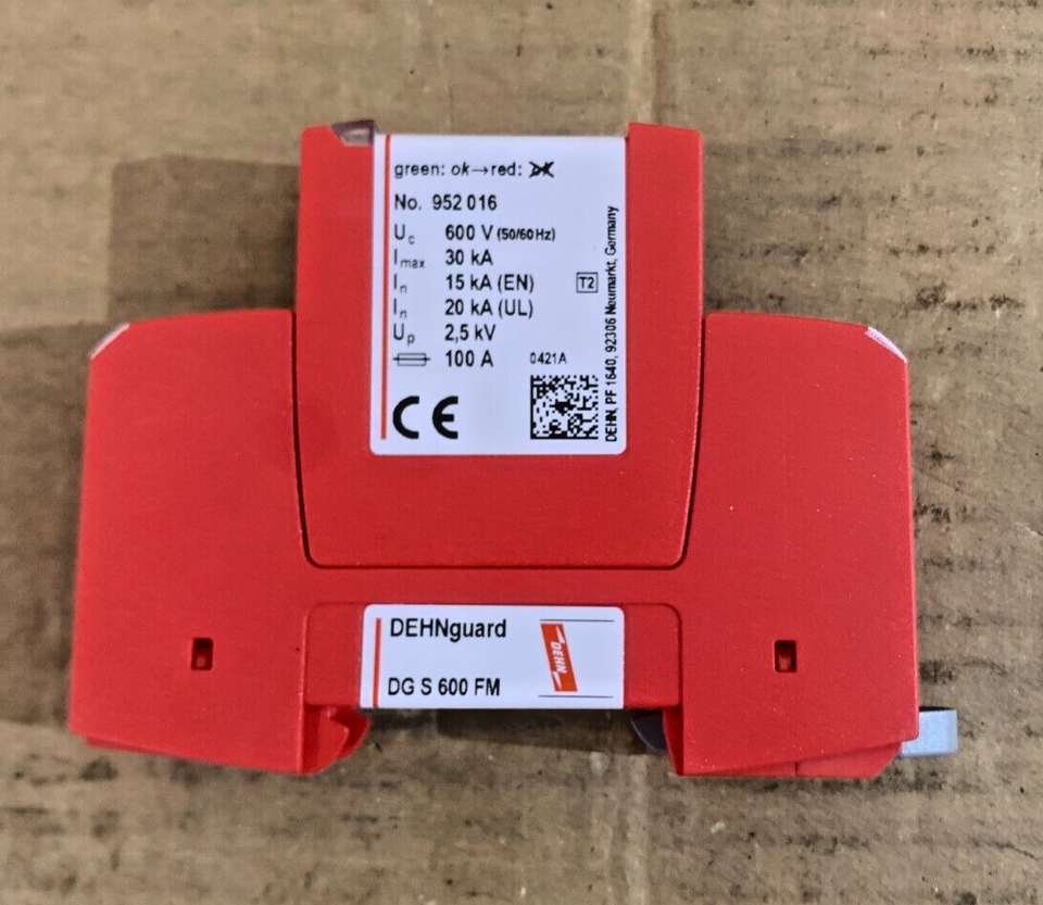 DEHN DG S 600 FM Single Pole Pluggable Surge Arrester Made in Germany ...