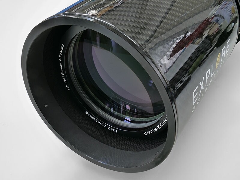 Explore Scientific ED102 Carbon Fibre FCD100 Triplet APO Refractor ...