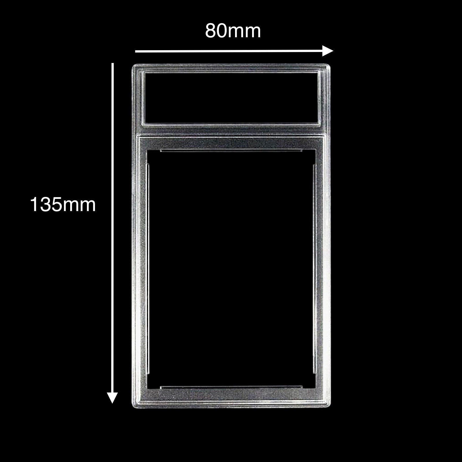 6x Frosted Empty Grading Card Slab Case Display Pokemon YuGiOh PSA Free ...