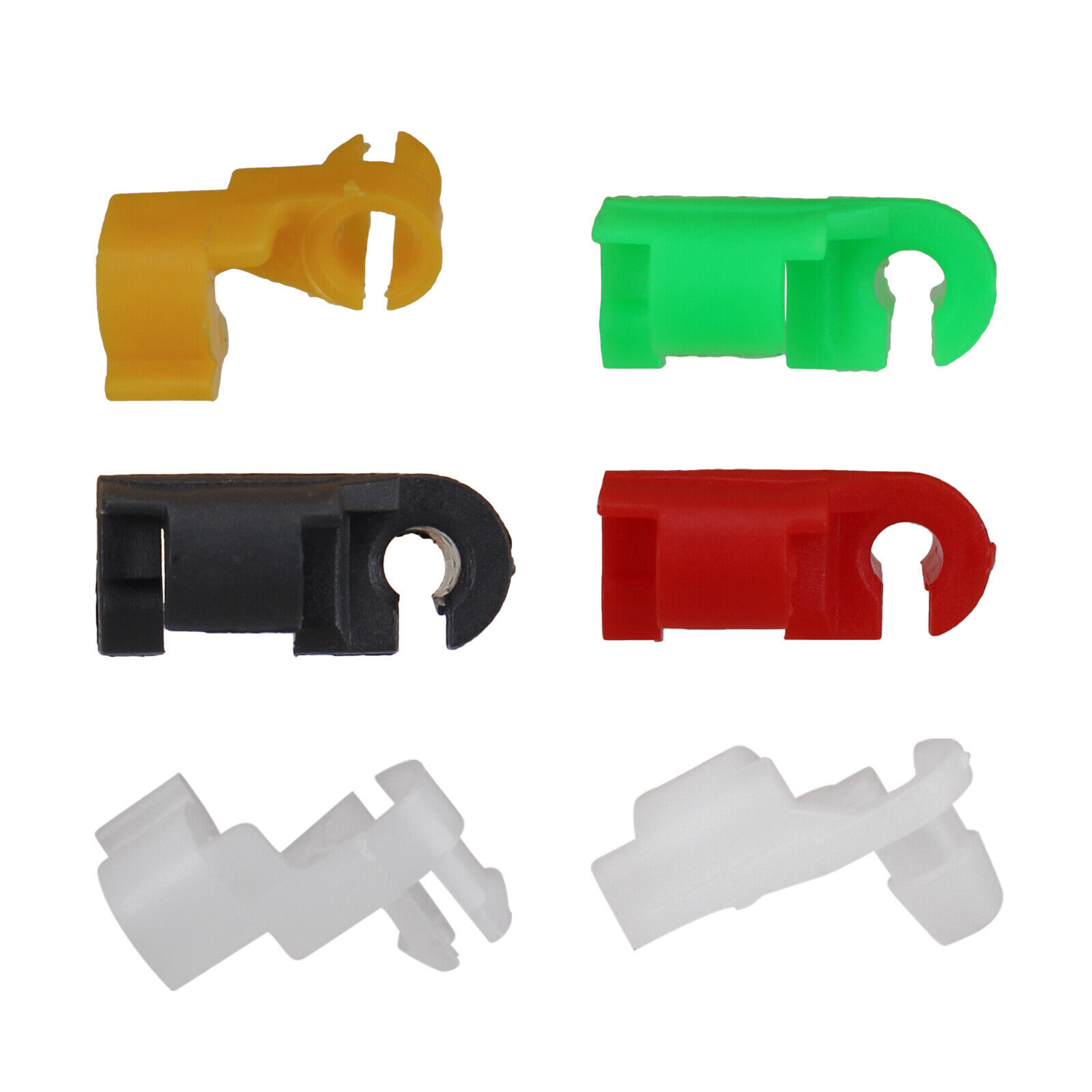 24PCS Car Rivet Door Lock Rod Clip 5mm Rod Retainer Push Clips Nylon ...