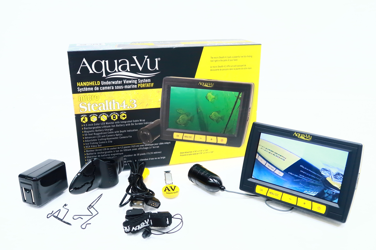 Aqua Vu Micro Stealth 4.3 Underwater Camera Viewing System 656169665002 ...