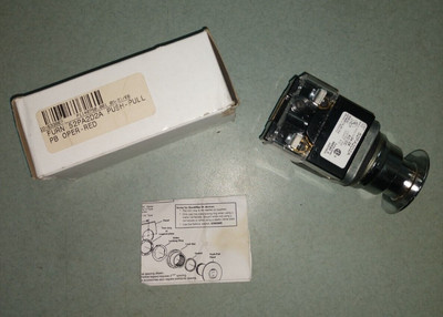 Pushbutton - Push Pull Red