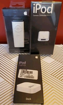Apple iPod Nano Dock MA072G/A - USB Docking Station MA128G/B Remote ...