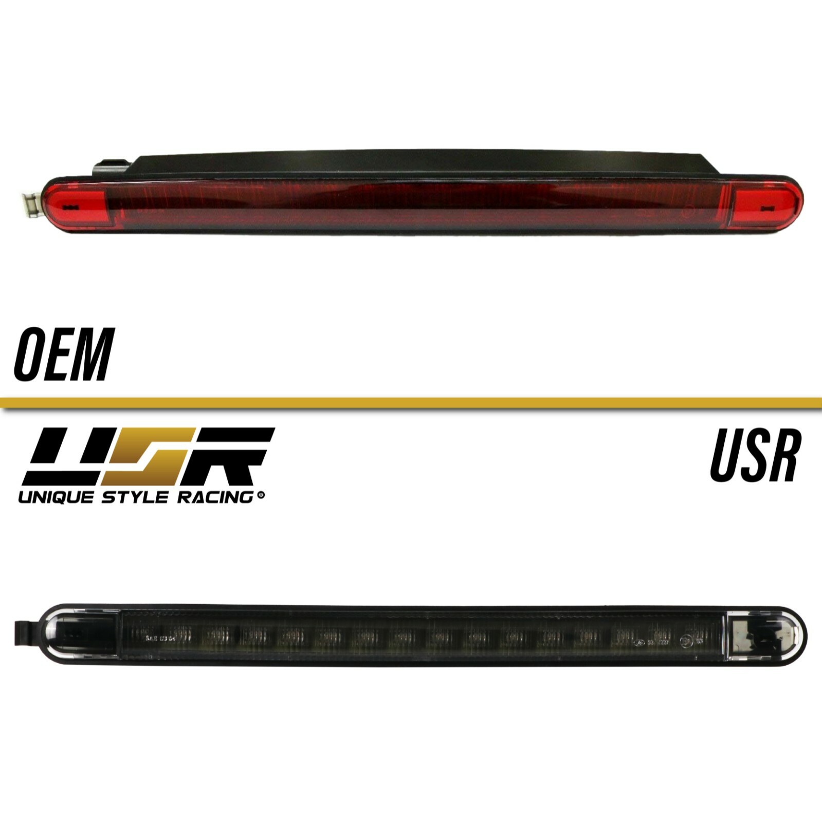 USA Smoke LED 3rd Third Brake Tail Stop Light For 98-04 Porsche 911 996 ...