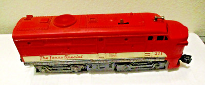 Lionel O Gauge THE TEXAS SPECIAL Powered Diesel Locomotive #211 ...