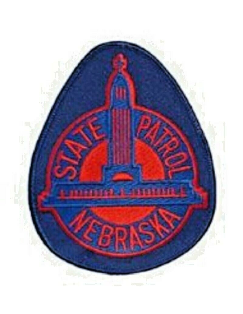 NEBRASKA STATE PATROL -- POLICE EMBROIDERED BADGE SIZE PATCH 3" - NEW ...