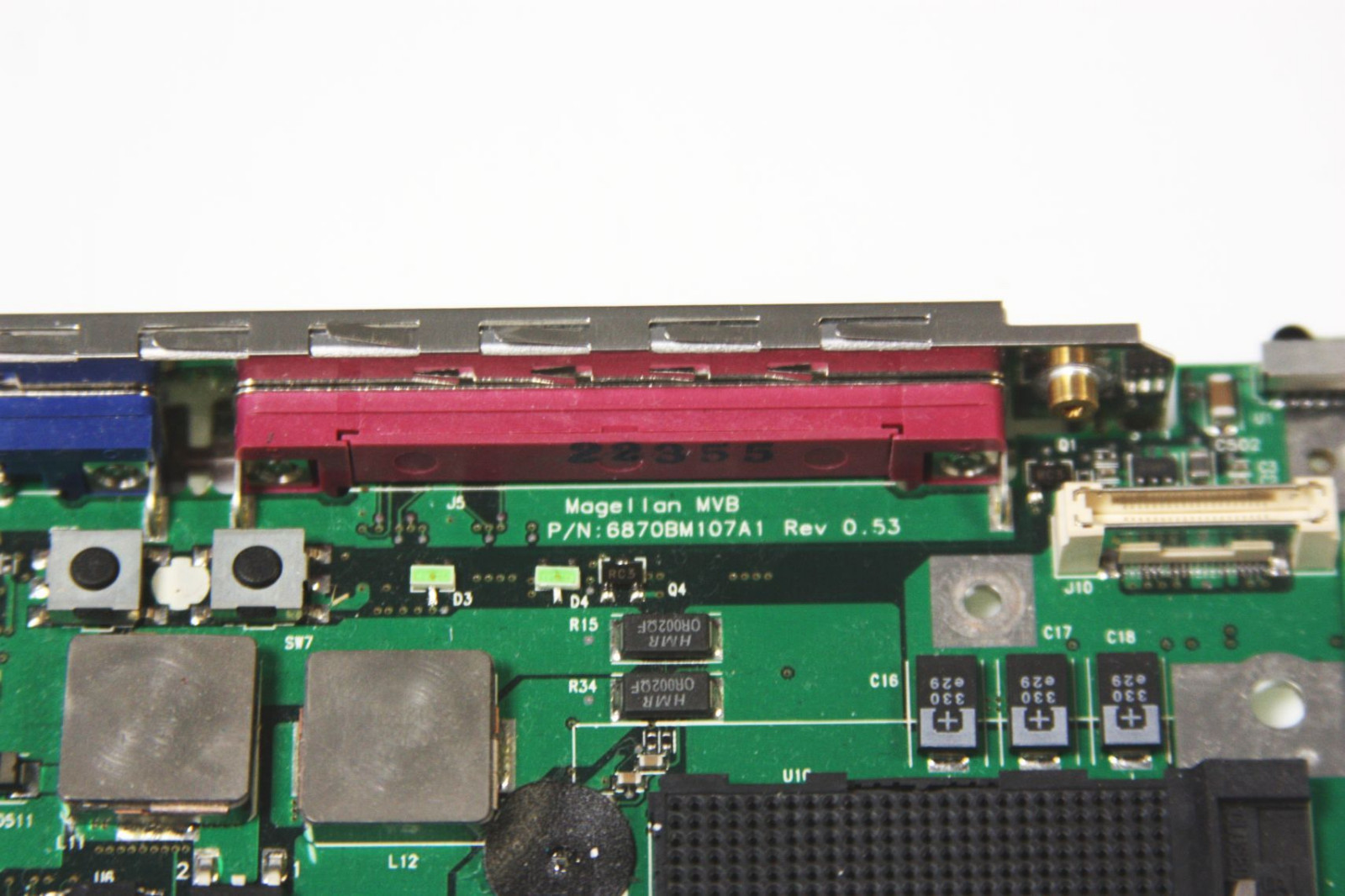 INTEL MOTHERBOARD #285253-001 6870BM107A1--COMPAQ EVO N800C/N800W/N800V ...