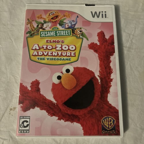 Sesame Street Elmo's A-to-Zoo Adventure The Videogame (Nintendo Wii ...
