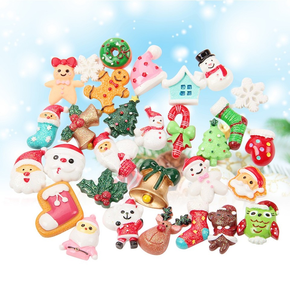 100pcs Modèle de thème de Noël Artisanat à la main Accessoires de ...