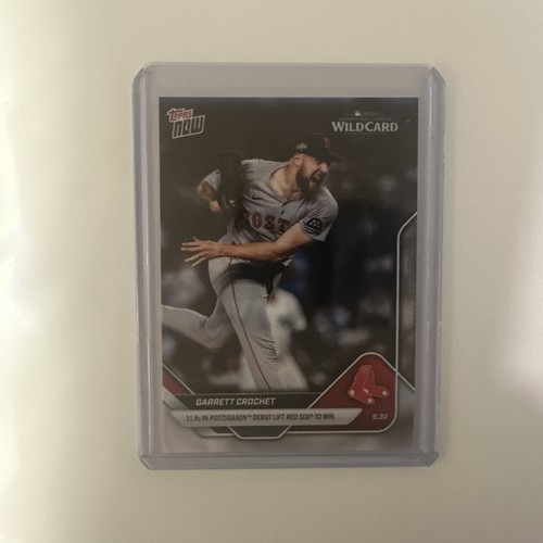 Garrett Crochet 2025 Topps Now #800 Boston Red Sox AL Wild Card | eBay