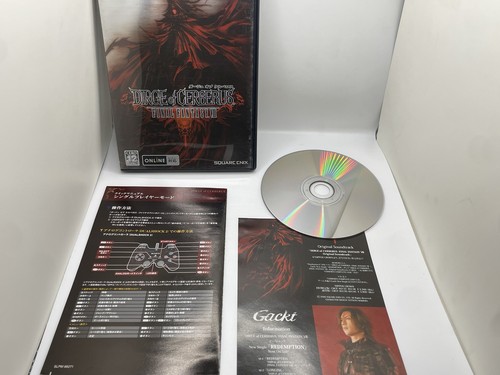 Final Fantasy VII Dierge of Cerbus (PlayStation 2, 2005) PS2 Japan ...