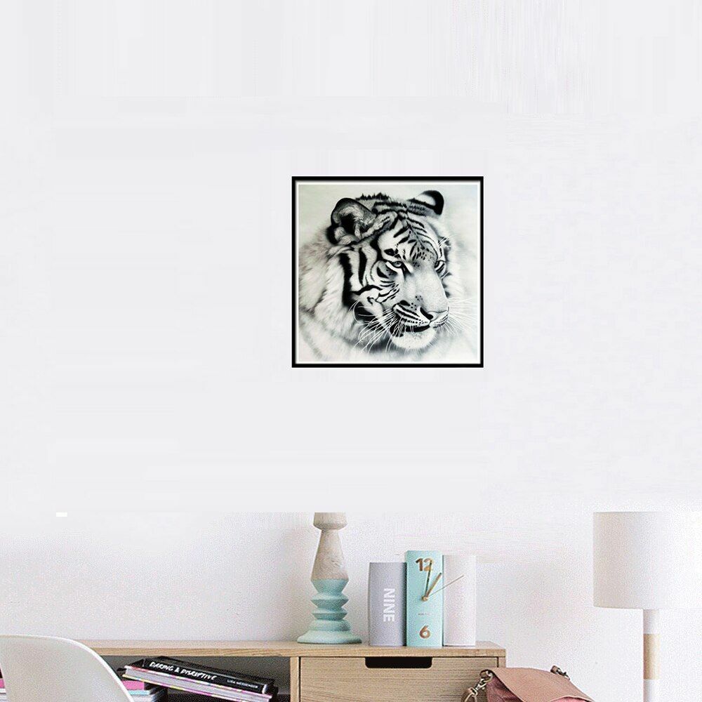 Face Painting White Tiger