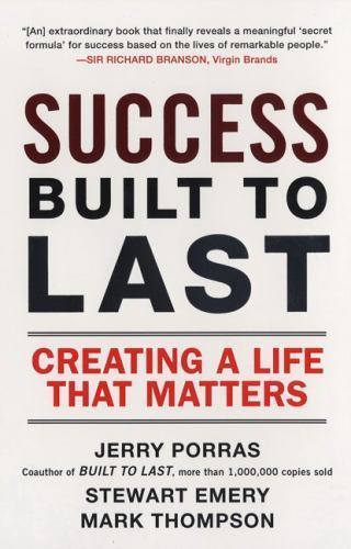 Success Built to Last: Creating a Life that- paperback, Jerry Porras ...