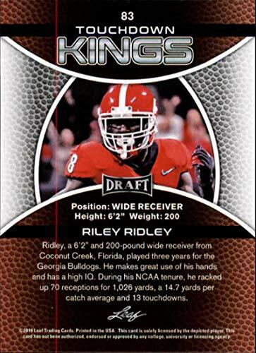 RILEY RIDLEY 2019 LEAF TOUCHDOWN KINGS ROOKIE CARD! GEORGIA BULLDOGS ...