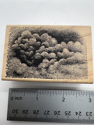 D5, Stampscapes rubber stamp, Thunder Storm Clouds | eBay