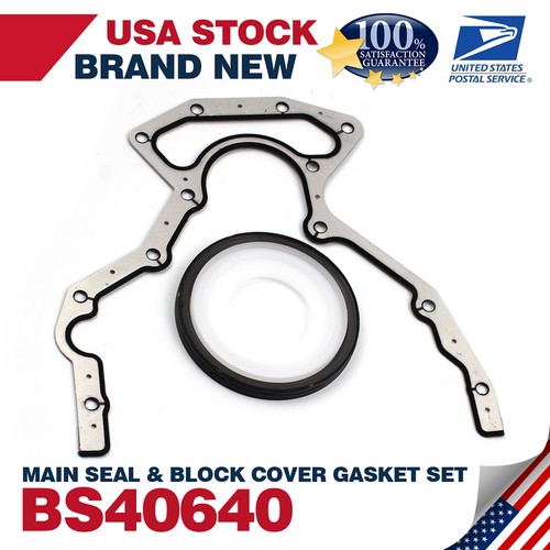 New BS40640 For Chevy GM LS V8 Engines Rear Main Seal & Block Cover ...