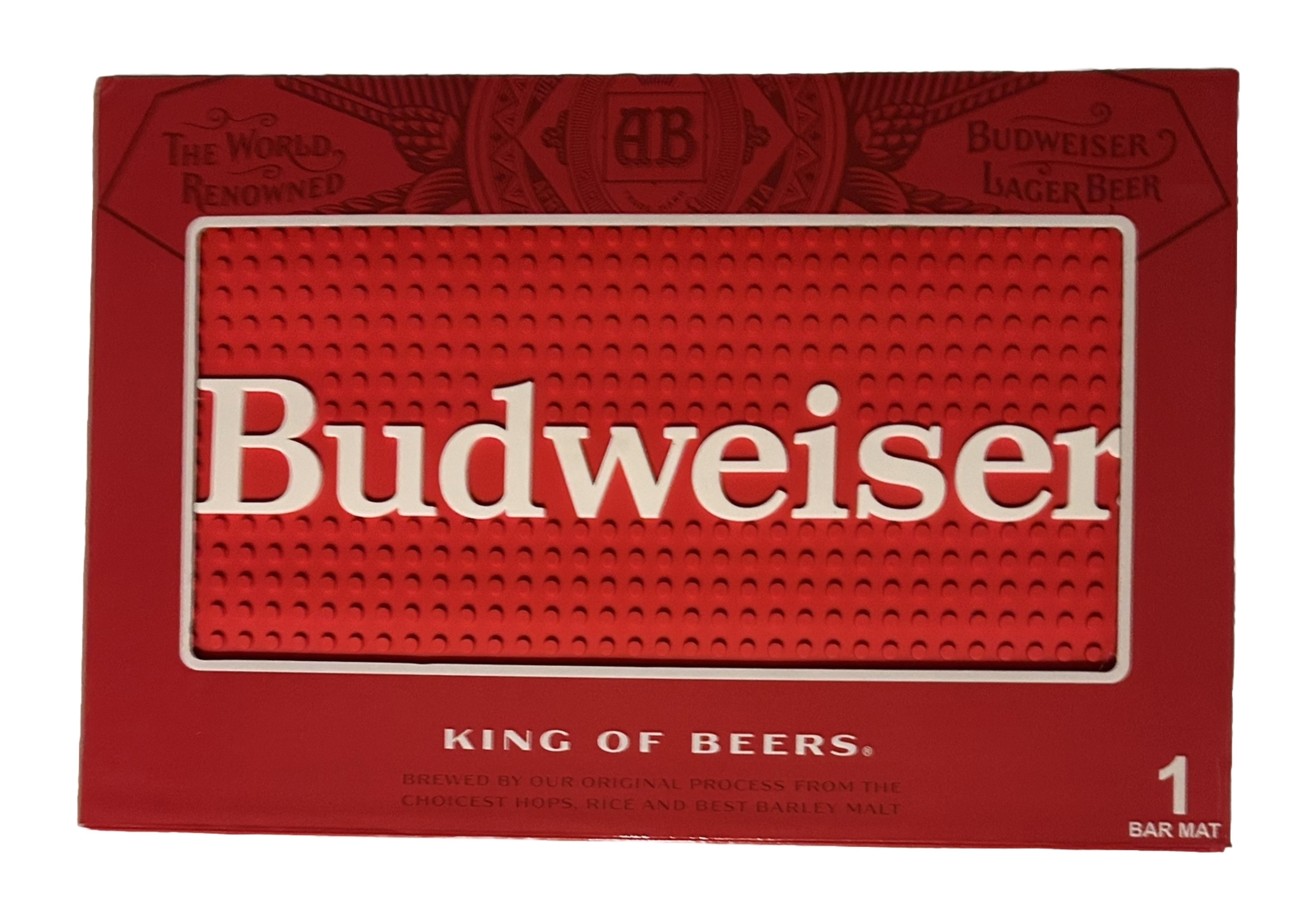 Budweiser Beer Bar Mat New 12” X 18” | eBay
