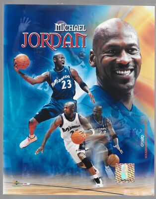 MICHAEL JORDAN 8x10 Color Photo File Washington Wizards NBA Basketball ...