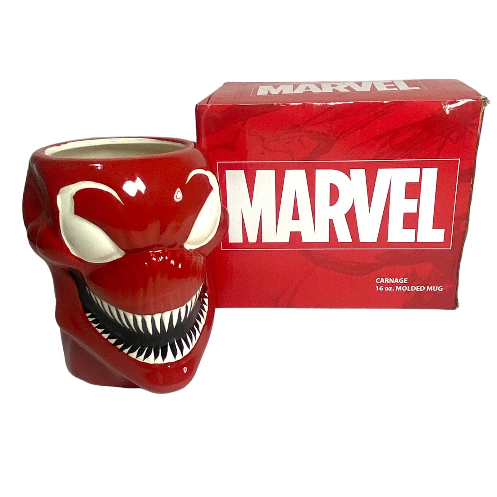 Marvel Spiderman CARNAGE 16oz Ceramic Mug Cup 3D | eBay