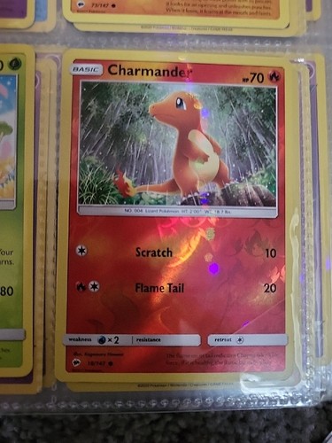 Charmander 18/147 Mint SM Burning Shadows Reverse Holofoil Holo Card | eBay