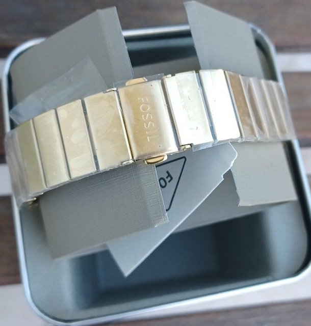 Fossil Watch Retro Anadigital FS5889 Men's Gold for sale online | eBay