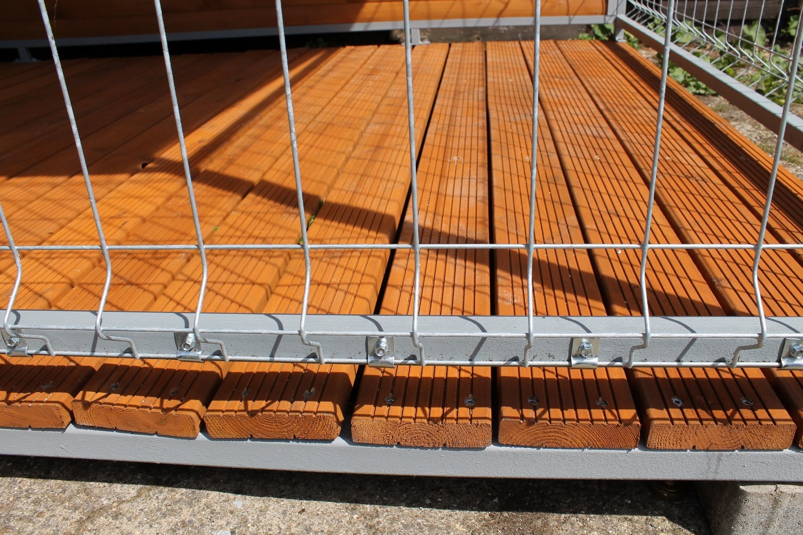 metal mesh panel clips with screw wire fencing | eBay