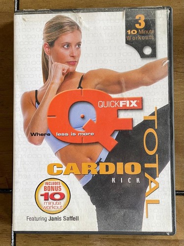 Cardio DVD - Quick Fix: Total Cardio Kick - DVD - Very Good - Janis ...