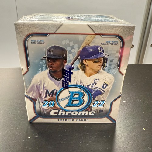 2022 Bowman Chrome Baseball factory Sealed Hobby Master Box - 2 autos ...