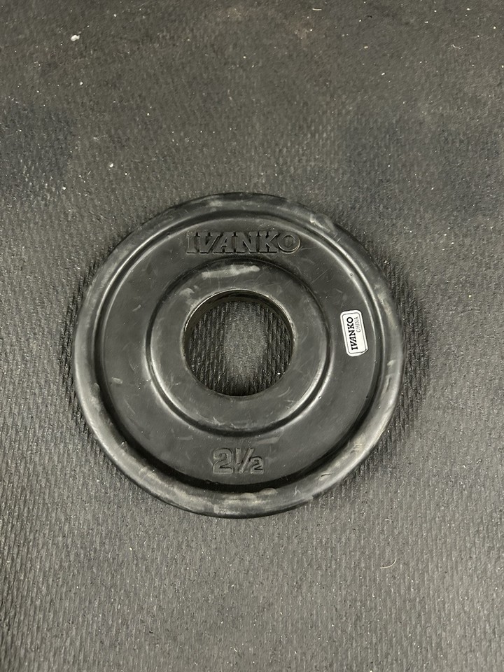 Ivanko 2.5lb Rubber Encased Olympic Plate | eBay
