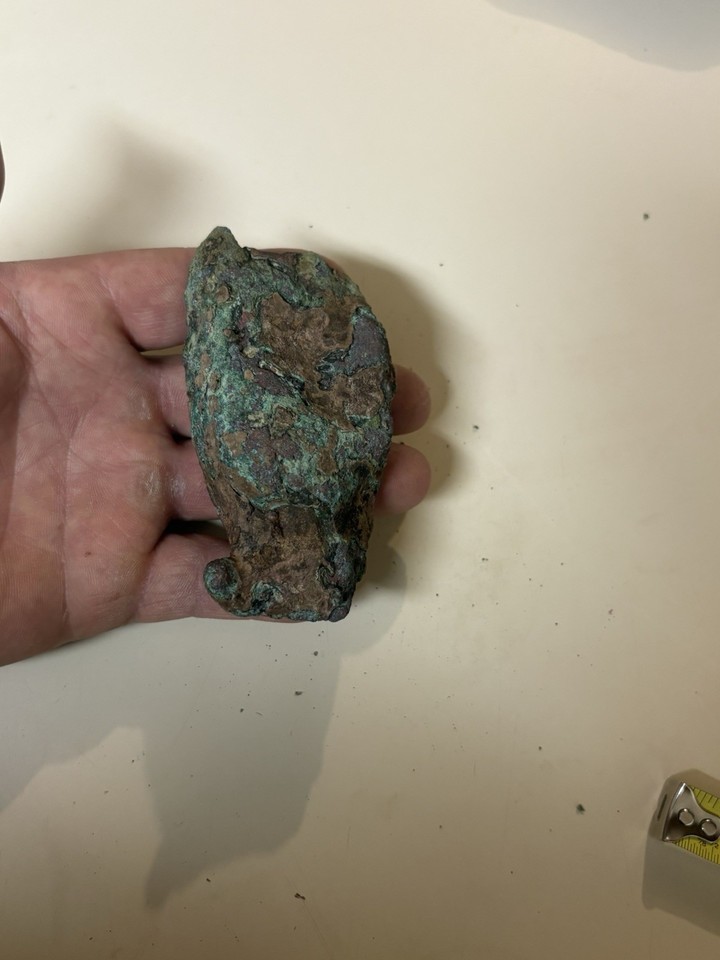 1LB 2OZ Polished Michigan Native Glacial FLOAT COPPER Butchite Specimen ...