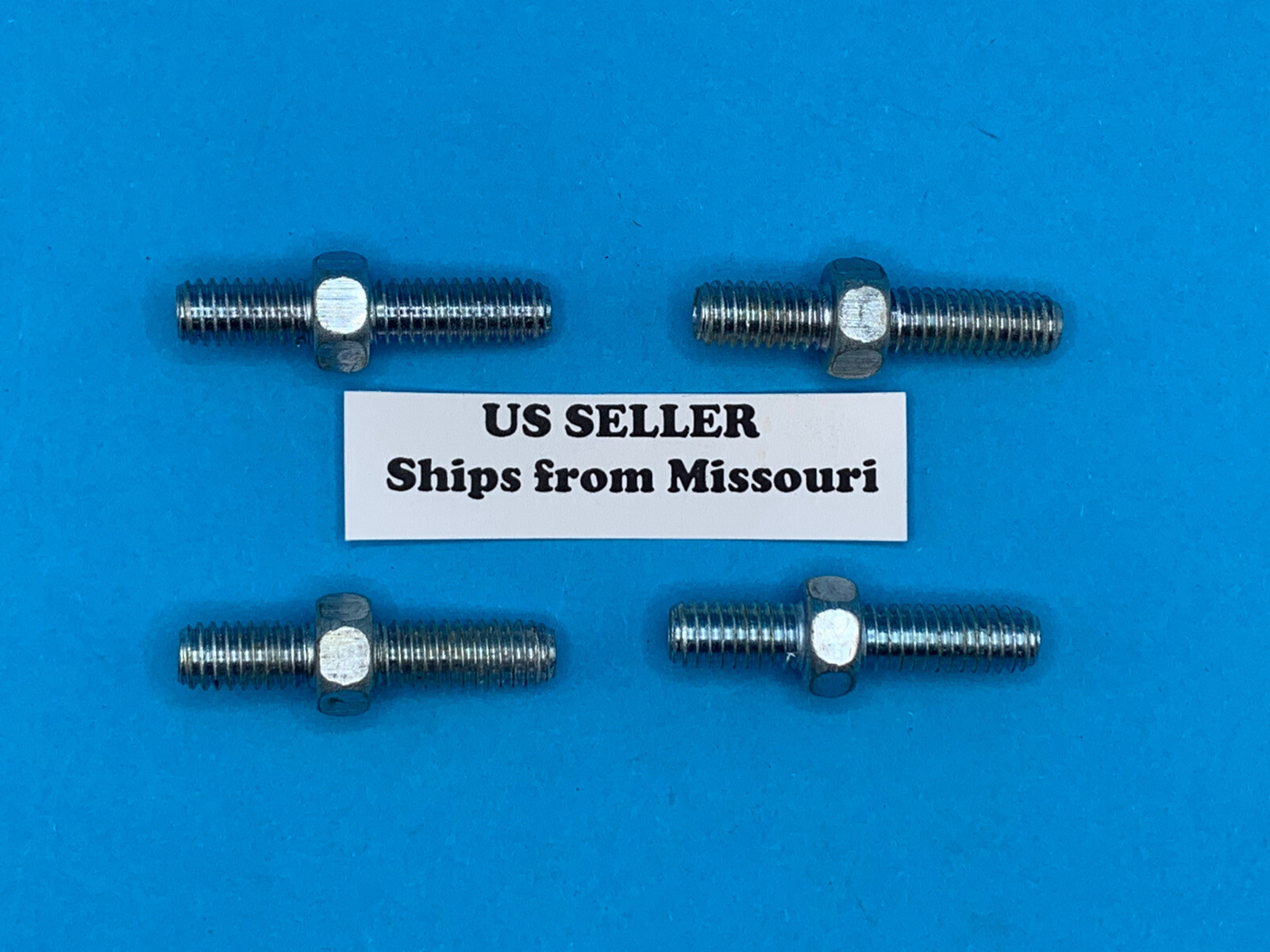 4x Air Cleaner Shroud Studs 5/16" Tube Exhaust Manifold 1964 - 73 Ford ...