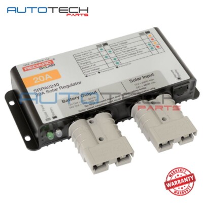 REDARC 20A SOLAR REGULATOR WITH ANDERSON CONNECTORS PWM | eBay Australia