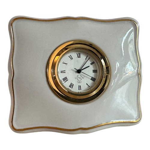 Lenox Quartz Clock Book Style Porcelain Vintage Analog | eBay