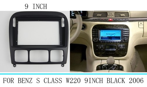 Car Stereo Radio Fascia Panel Kit 9 Inch Frame For Mercedes Benz S ...