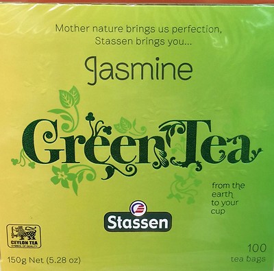 Stassen, Jasmine Green Tea, 100 Tea Bags, Quality #1 ( New Package ) | eBay