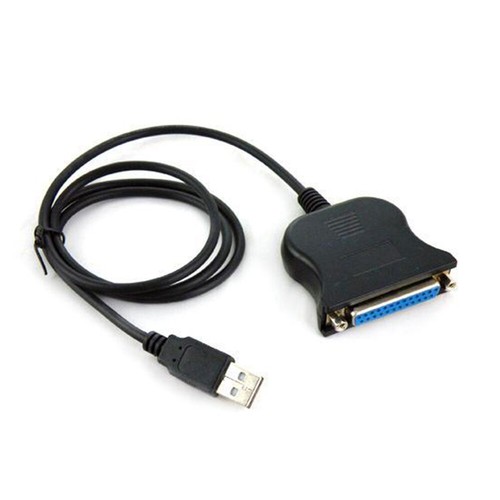 USB To 25pin Hole Parallel Port DB25 Interface Pin Type Printer Data ...