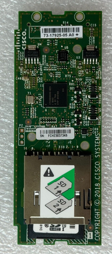 Cisco 73-17925-05 C240 M5 Dual SD Card Reader W/ 2 x 32gb SD 800-47634 ...