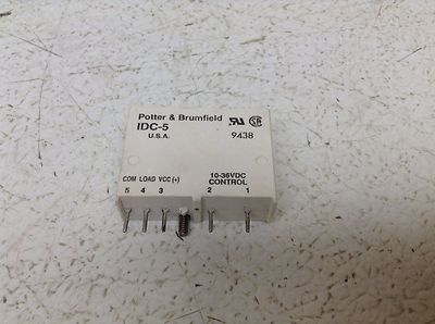 Potter & Brumfield IDC5 Relay 10-36 VDC IDC-5 | eBay