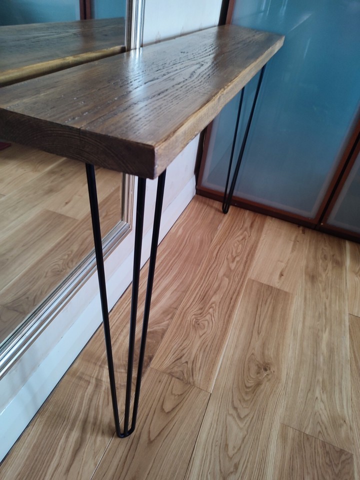 Radiator table** Console Table** Slimline Reclaimed Timber -Hallway ...