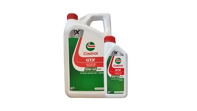 Castrol GTX 10W-40 A3/B4 MB-229.3 VW 501 01/ 505 00 5+1 Liter Motoröl ...