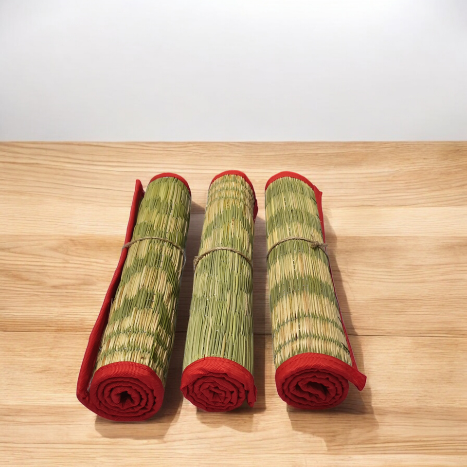 Handwoven Natural Reed Grass Table Mats – 12x18 Inches – Pack of 6 | eBay