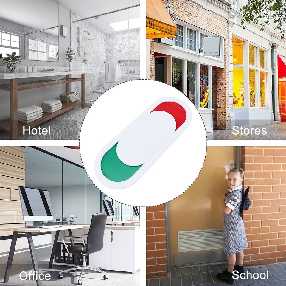Vacant Occupied Slider Sign Discreet Meeting Room Door Busy Office ...