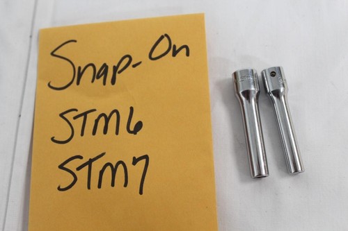 Snap-On STM6 3/16" & STM7 7/32" 1/4" Drive 6 pt SAE Flank Drive Deep Sockets | eBay