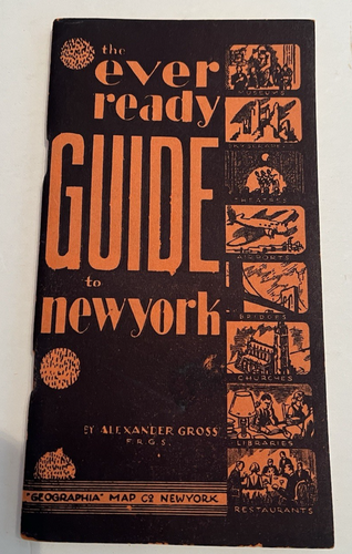 Old 1944 NYC Guide - the ever ready GUIDE to new york - Ball Fields ...